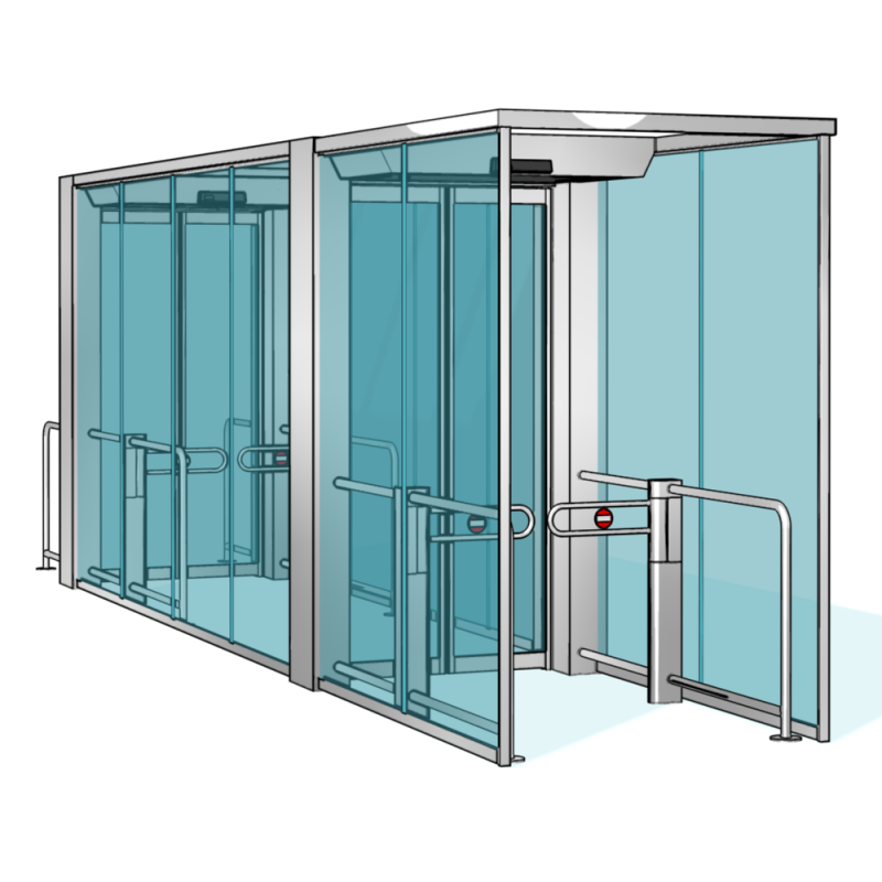 dormakaba - Orthos Personenschleuse PIL-M02 lang | RSD Access Systems